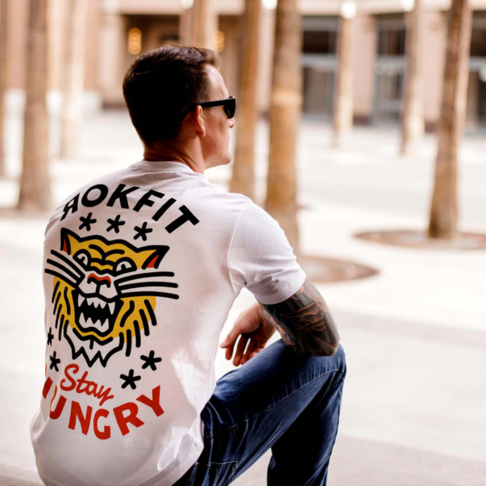 Stay Hungry T-Shirt – White – The REP STORES